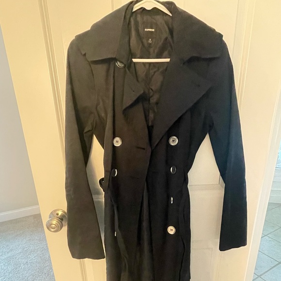 Express | Jackets & Coats | Express Black Fall Coat | Poshmark